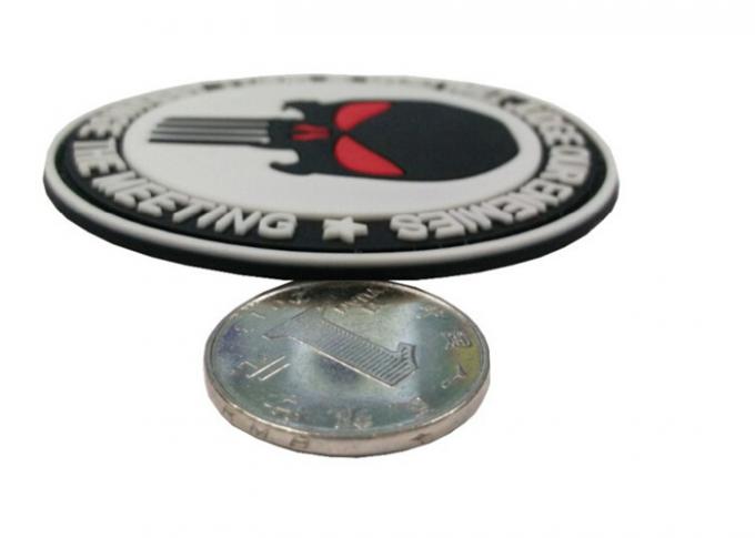 Large Soft Clothing Brand Patches , Custom 3d Rubber Patches For Boots