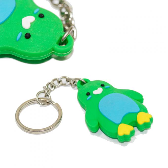 Classic style pvc key holder 3d pvc key chains 2d pvc keyring