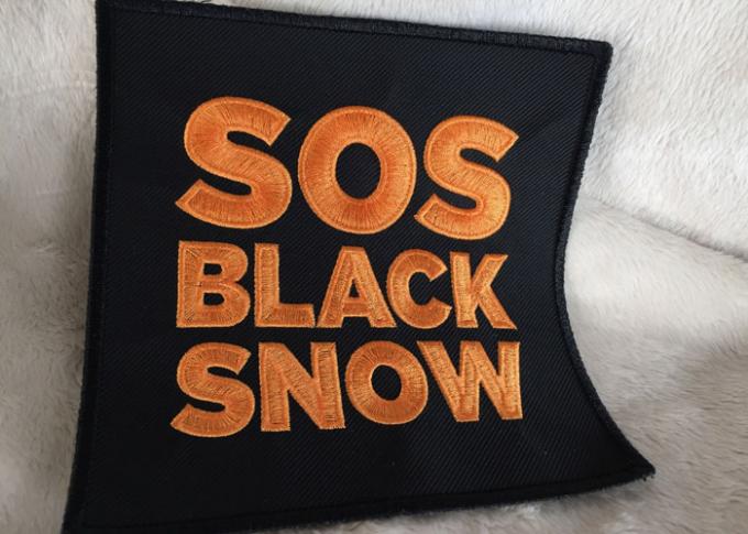 3D Raised Logo Woven Custom Embroidered Patches Sew On Cloth Badges