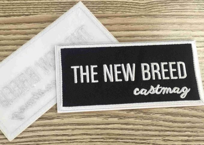 Stick - On Custom Embroidered Patches And Badges Self Adhesive Label ...