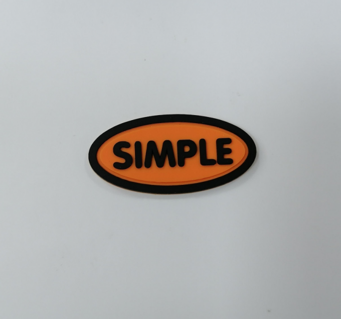 3M Reflective Embossed Custom Sew On Logo Patches Silicone Badge