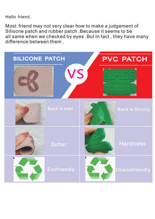 What is the difference between PVC and silicone rubber labels?