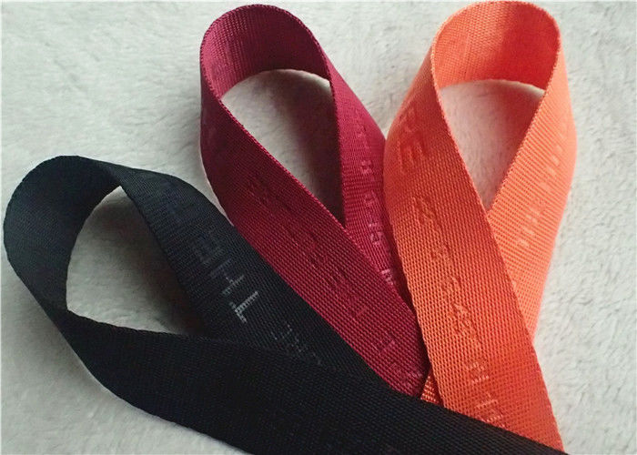 Colorful Nylon Non Elastic Cord / Band High Frequency With Customized Logo