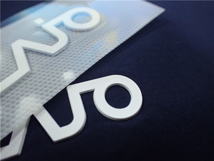 Silicone Molding Heat Transfer Labels For Garment Brand / Heat Transfer ...